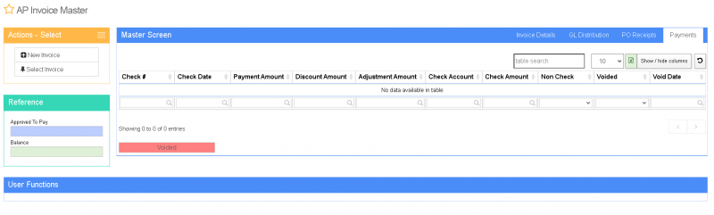 File:AP Invoice Master Payment Screen.png - Adjutant Wiki